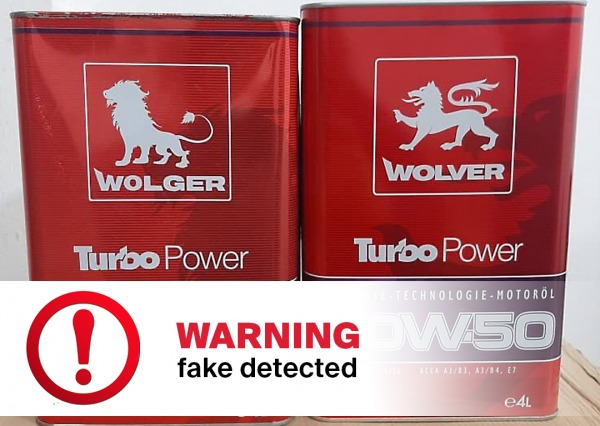 Wolver - motor oil. Made in Germany.